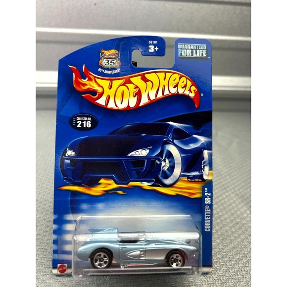 Mattel | Toys | 202 Mattel Hot Wheels Corvette Sr2 Collector 26 Silver ...
